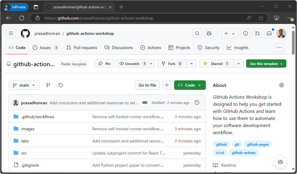 Lab: Environments, Variables, and Secrets | GitHub Actions Workshop
